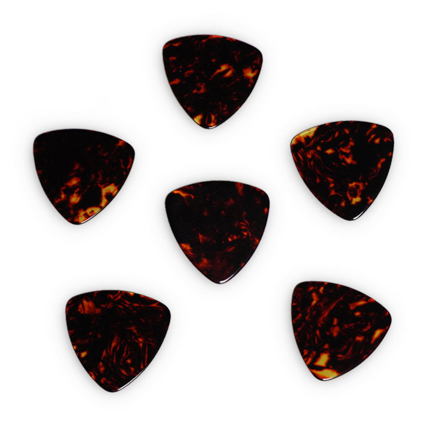 Woodtone Medium Triangle Guitar Picks / Vintage Tone (Tortoise ...